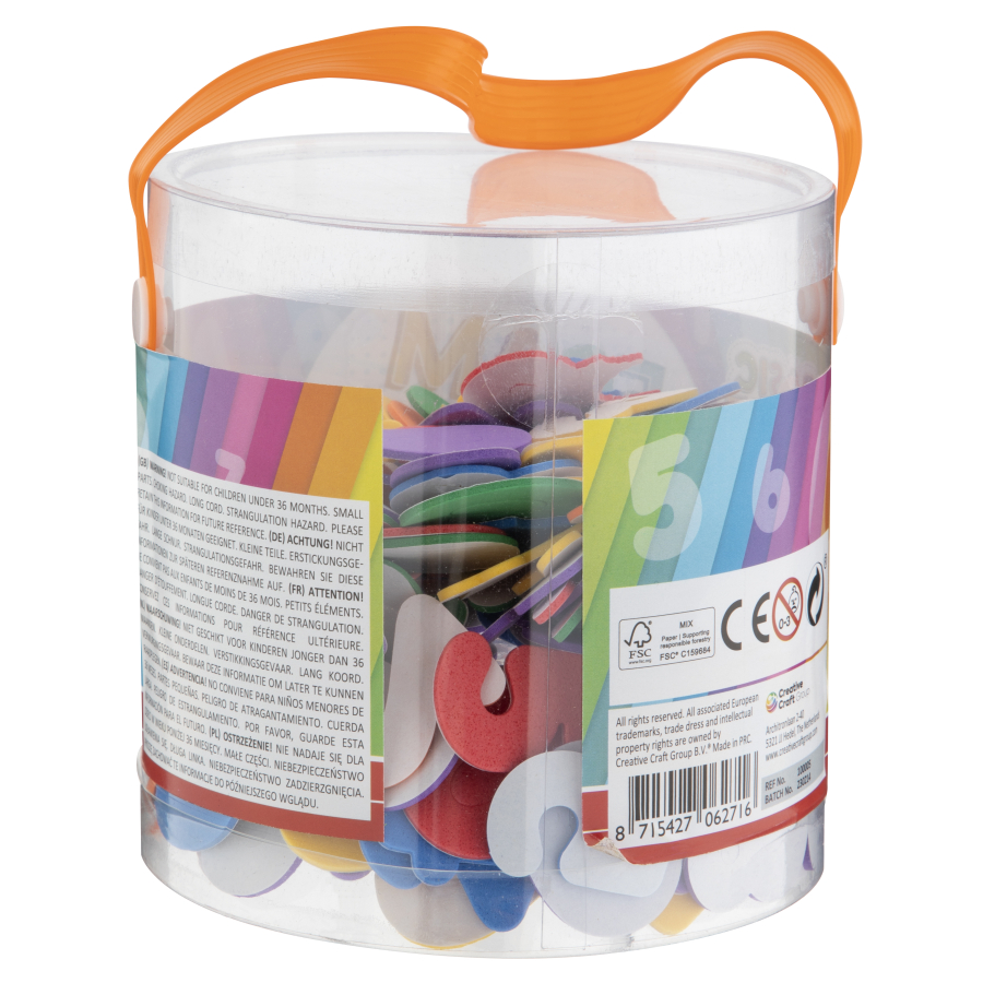 Pěnové samolepky písmena/čísla | Bambule Království hraček