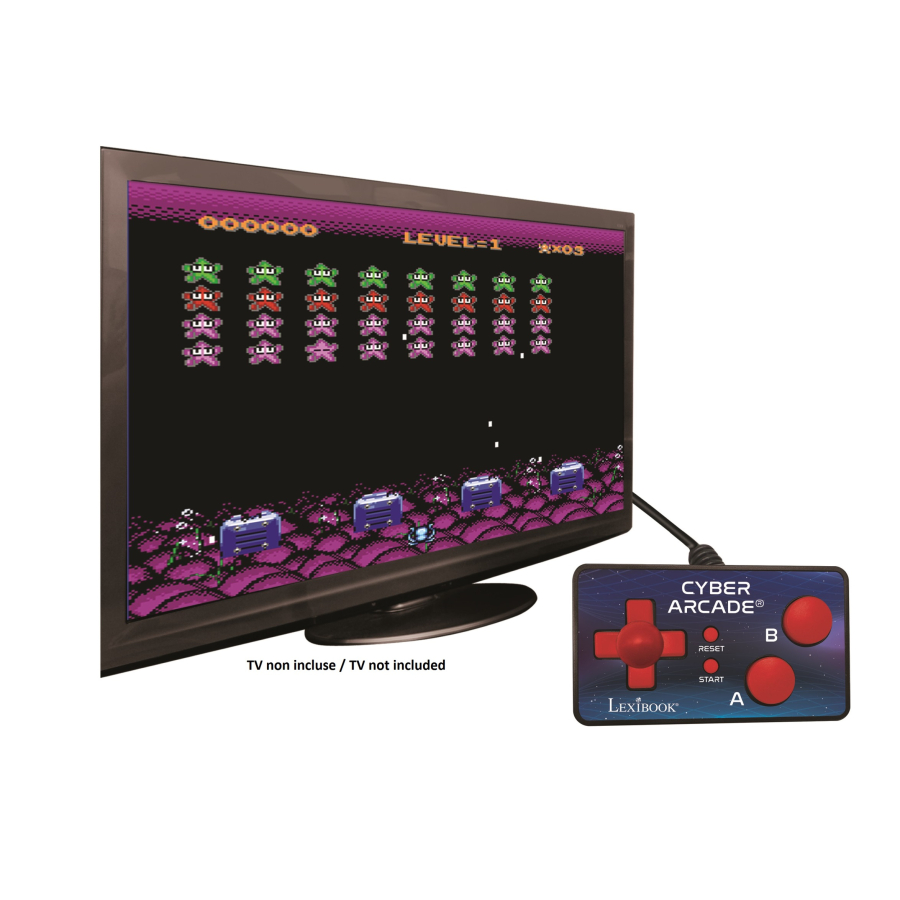Lexibook TV Konzole Cyber Arcade Plug N' Play - 200 her | Bambule ...