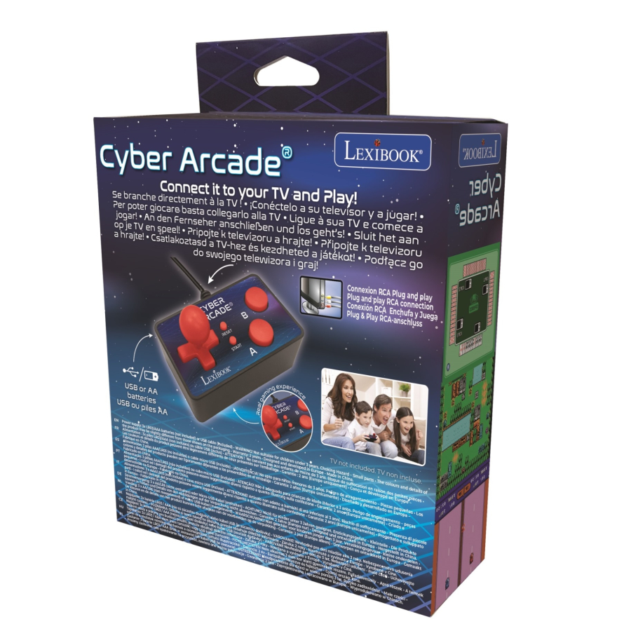 Lexibook TV Konzole Cyber Arcade Plug N' Play - 200 her | Bambule ...
